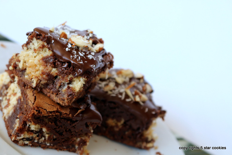 Coconut Chocolate Square - 5 Star Cookies