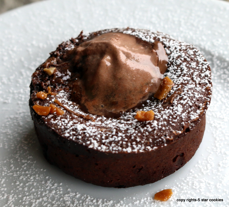 Orange Intense Lava Cake - Cake to release your tension - 5 Star Cookies