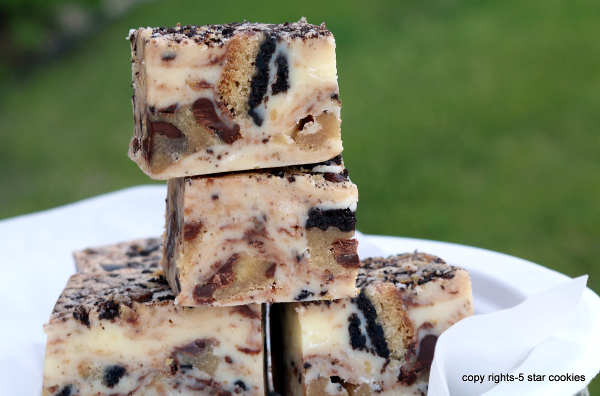 Chocolate Chip Cookie Fudge - Your insane dream - 5 Star Cookies