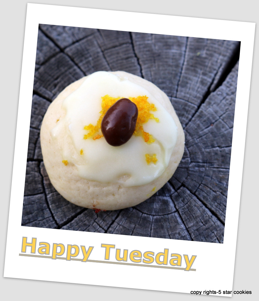 Happy Tuesday - Quote for You - 5 Star Cookies