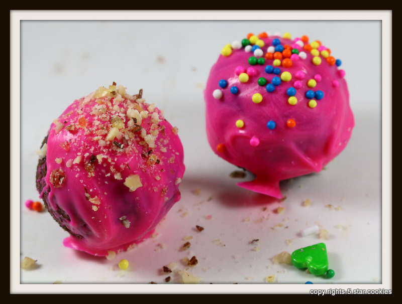 Pink Nutella Chocolate Truffles - 5 Star Cookies