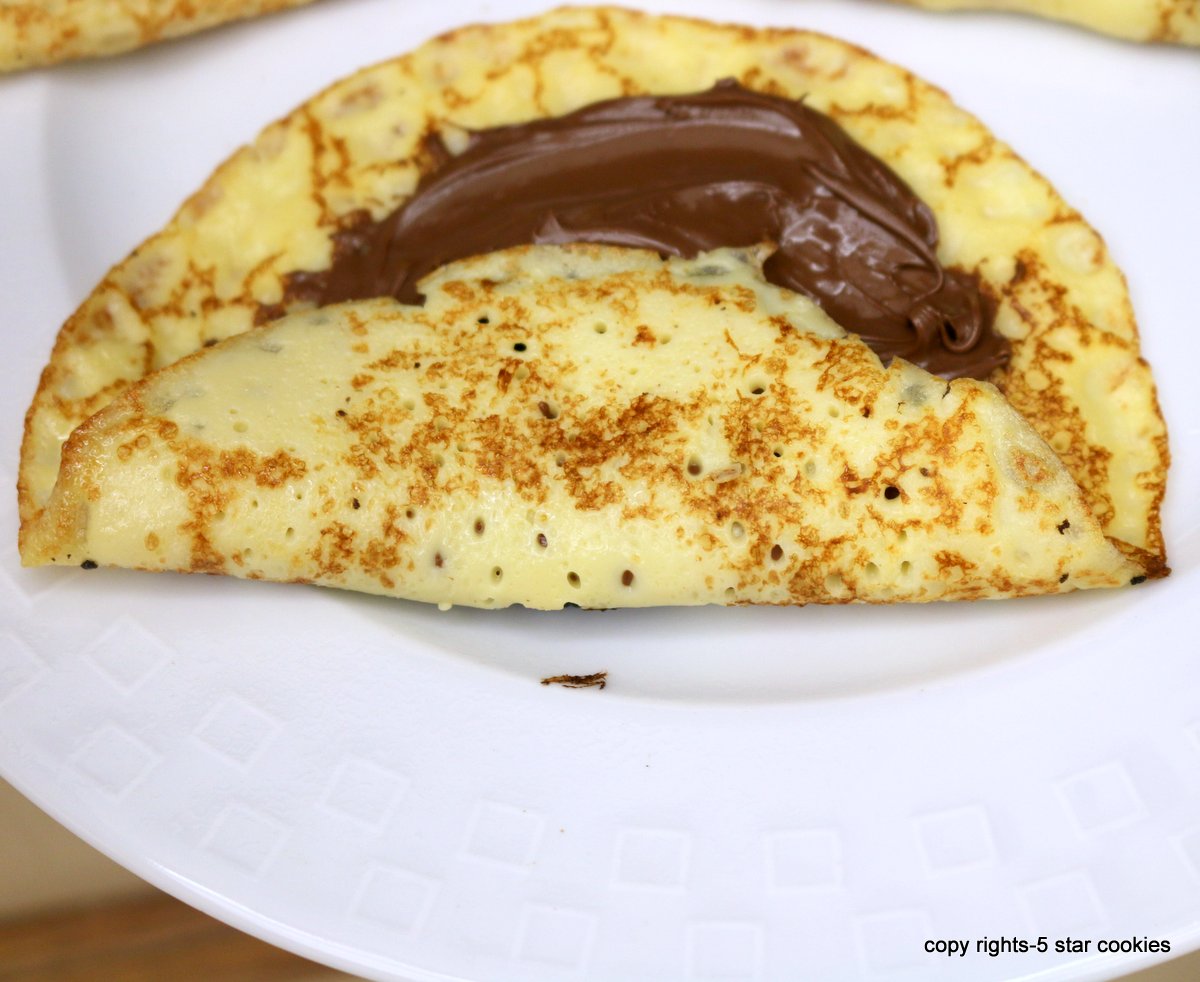 Oreo Breakfast Crepes - Dessert Recipe - 5 Star Cookies