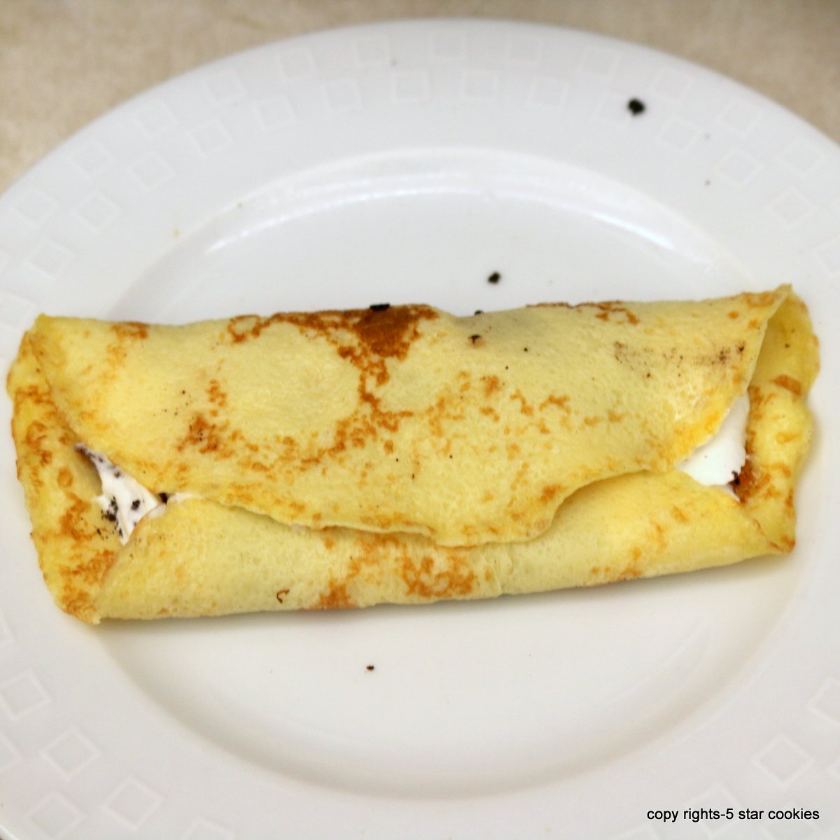 Oreo Breakfast Crepes - Dessert Recipe - 5 Star Cookies