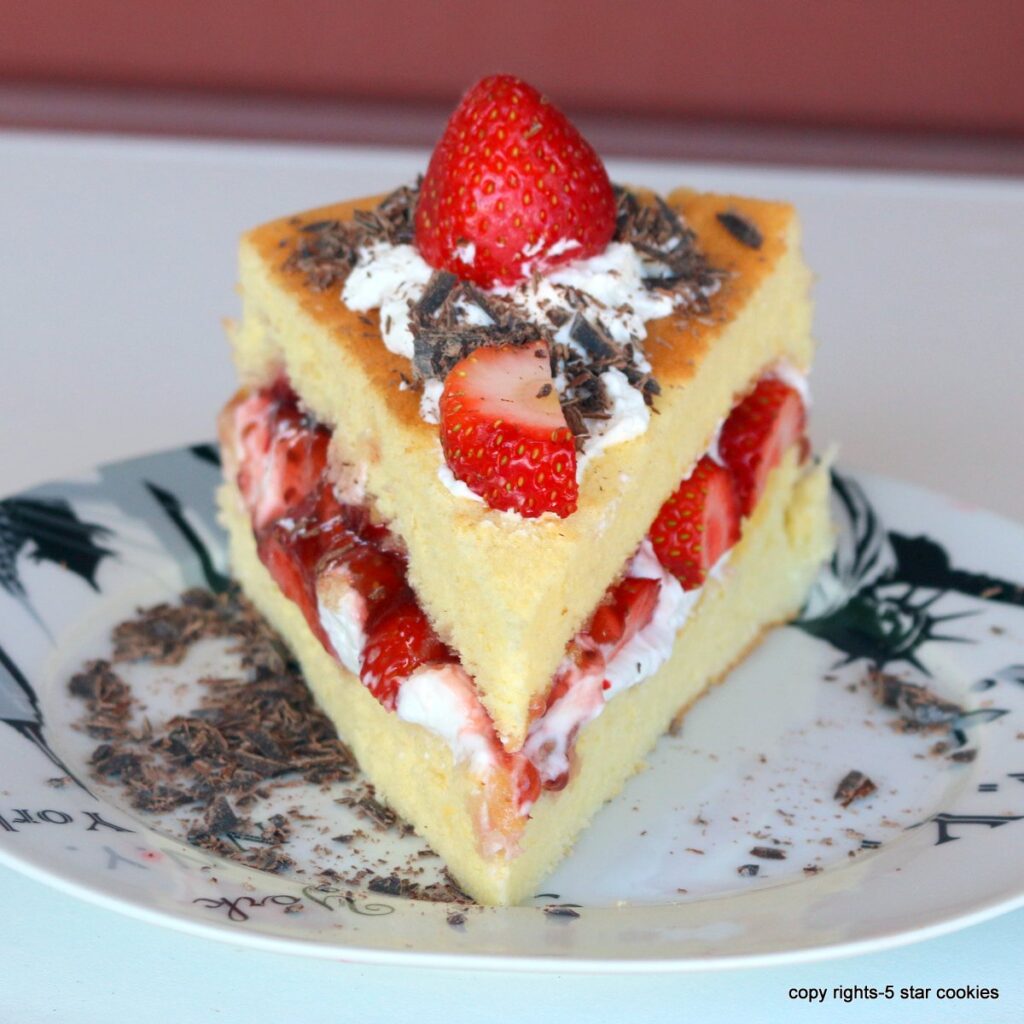 Sponge Cake 6 inch pan - How to make it - 5 Star Cookies