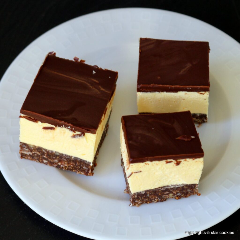 Original Nanaimo Bars - A Canadian Tradition - 5 Star Cookies