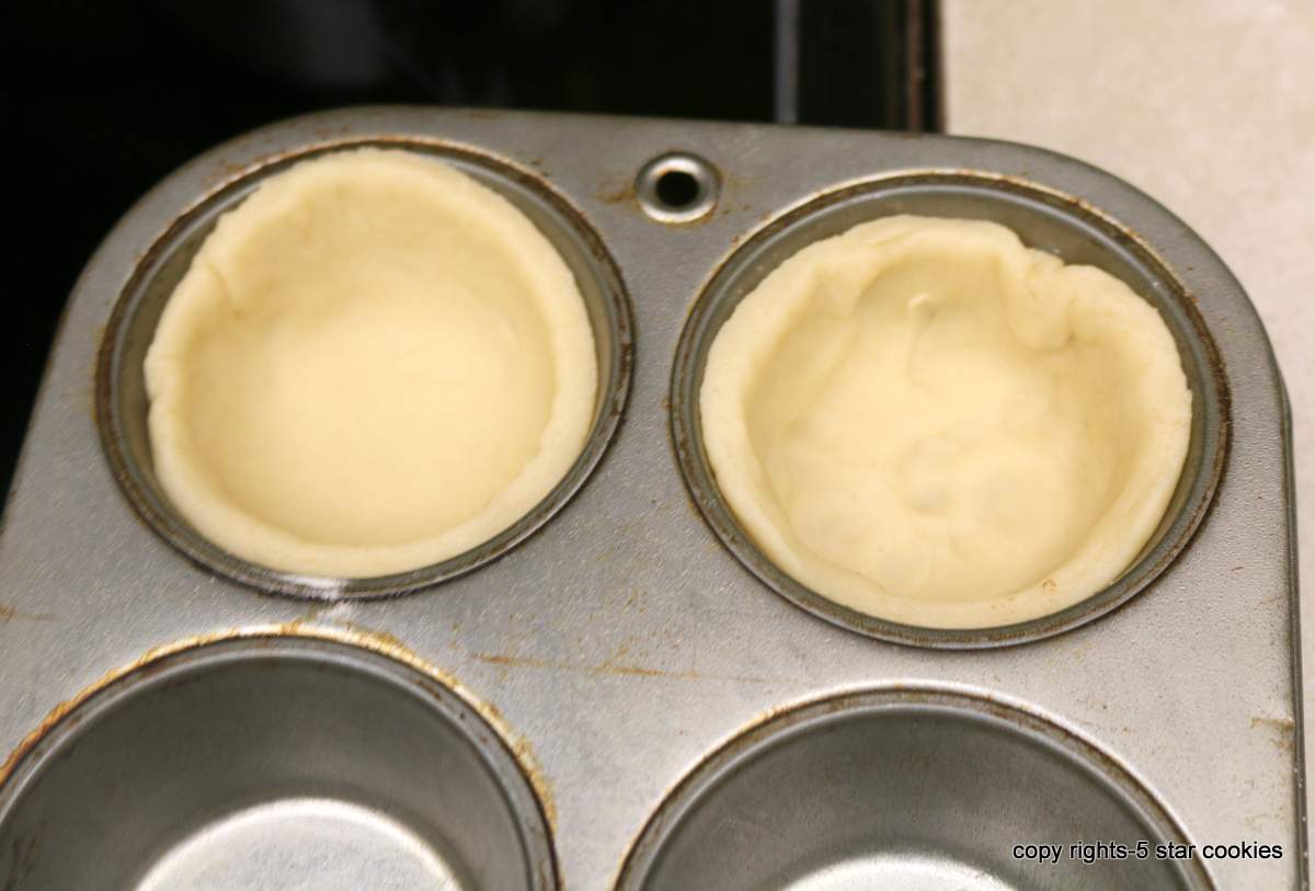 Easy Mini Pie Crust or Butter Tart Shells - 5 Star Cookies