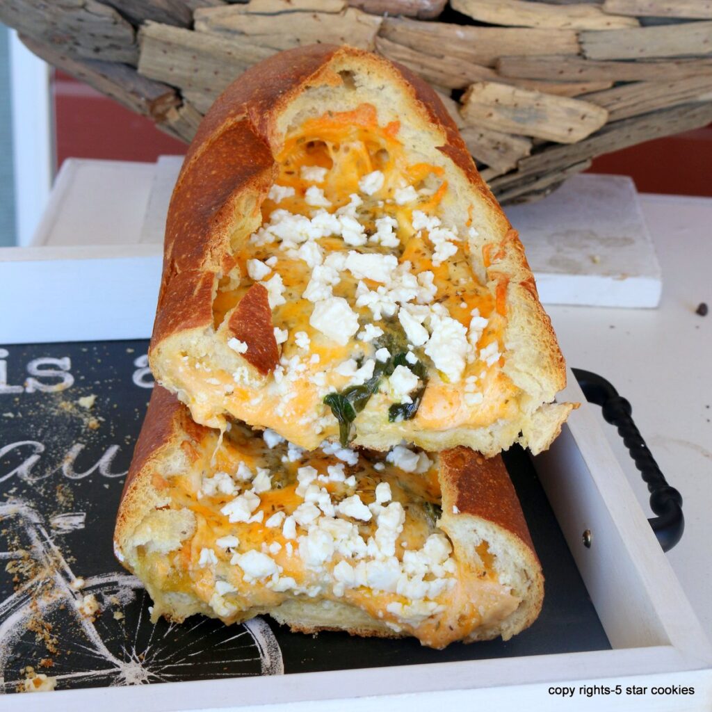 French Bread Cheese Boat (Easy Life) - 5 Star Cookies