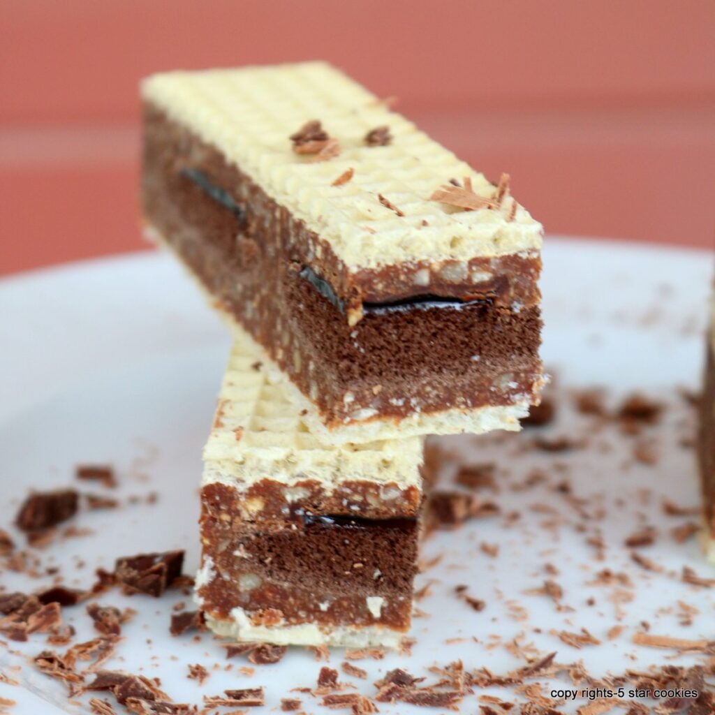 Happy Chocolate Wafer Cake - Balkans Food - 5 Star Cookies