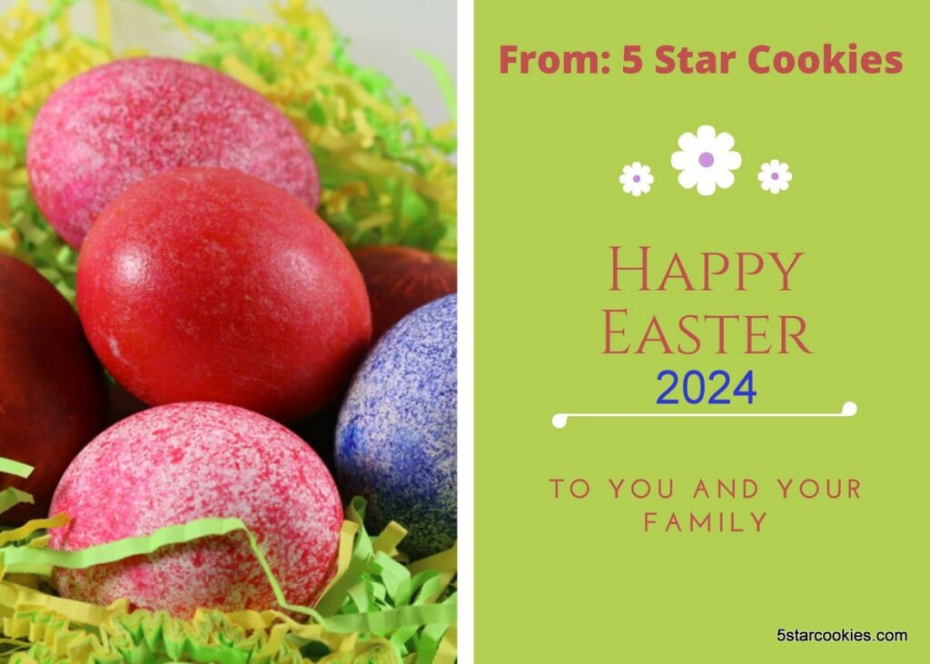 Happy Easter - 5 Star Cookies