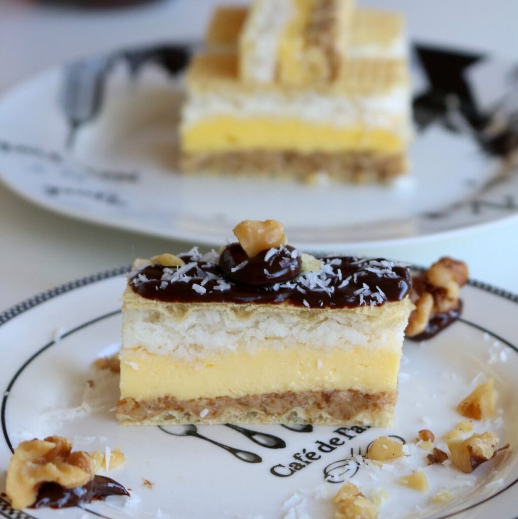 Coconut Walnut Chocolate Bars or Magic Recipe - 5 Star Cookies